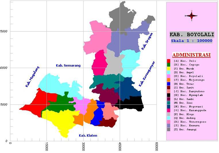 BOYOLALI MERDEKA: PETA KABUPATEN BOYOLALI
