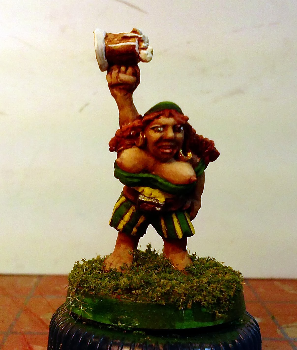 Wargames and Railroads: Neomics Dwarf Blood Bowl Team Finished with Games n Gears brushes