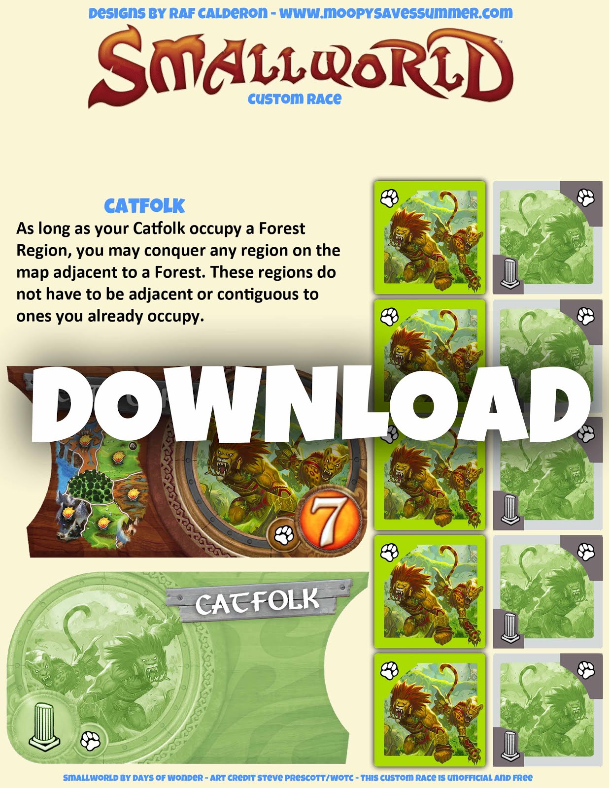 Custom Small World Races and Warhammer Fantasy Campaign Rules - Moopy ...