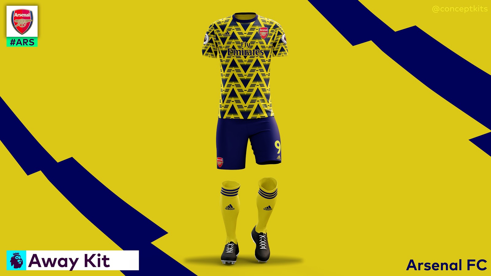 Adidas Arsenal 19-20 Home, Away & Third Concept Kits - Footy Headlines