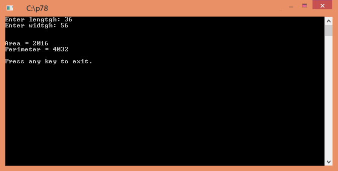 Input Length And Breadth Calculate Area And Perimeter Using Struct In C Language C C And