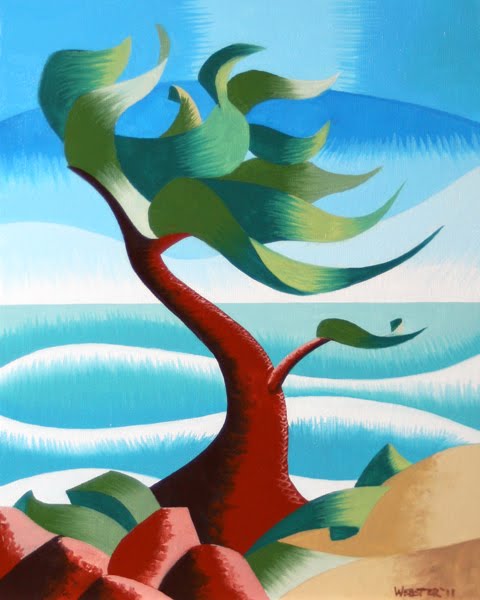 Daily Painters Abstract Gallery: Mark Webster - Abstract Rough Futurism ...