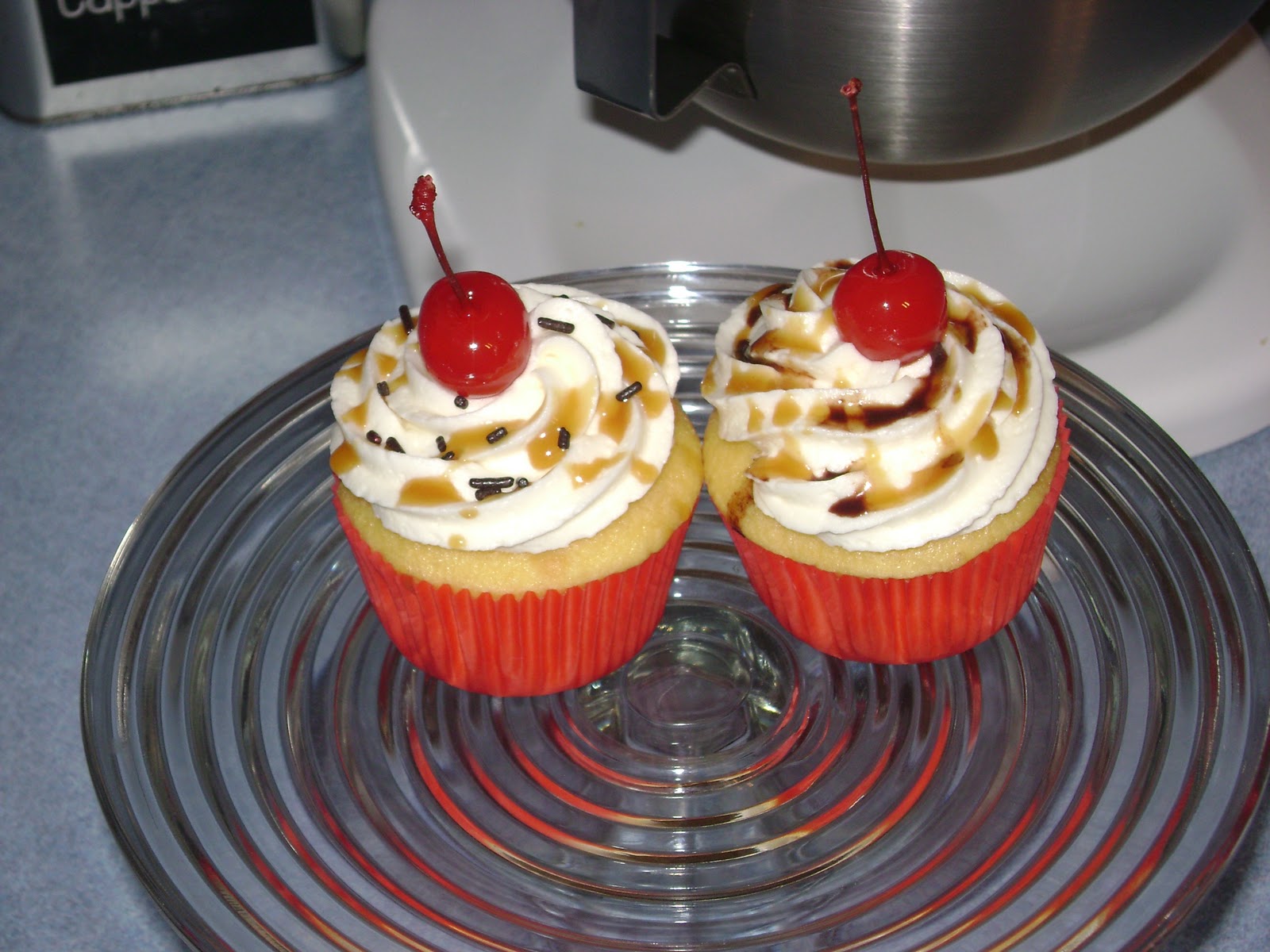 Vanilla Bean Cupcakes by Chrissy Bean
