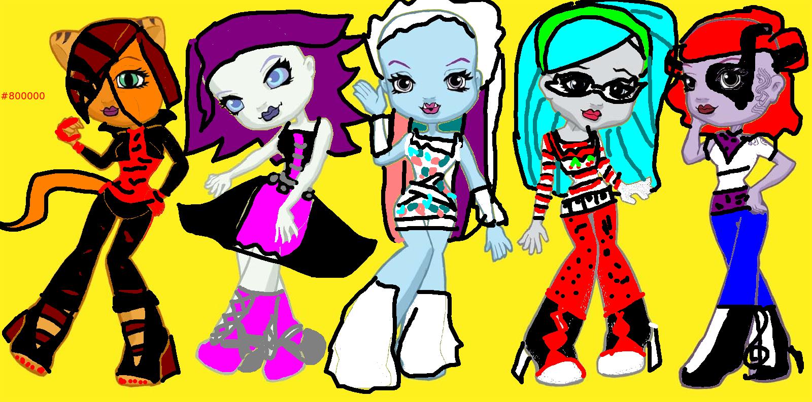 monster high: Vuestros chibis!