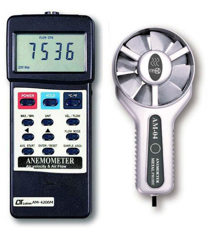 Lutron AM-4206M Digital Anemometer (Metal Vane Probe) - Diwan Inti ...