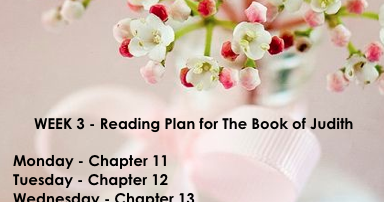 Balanced Living Bible Study: Week 3 & 4 - The Book of Judith