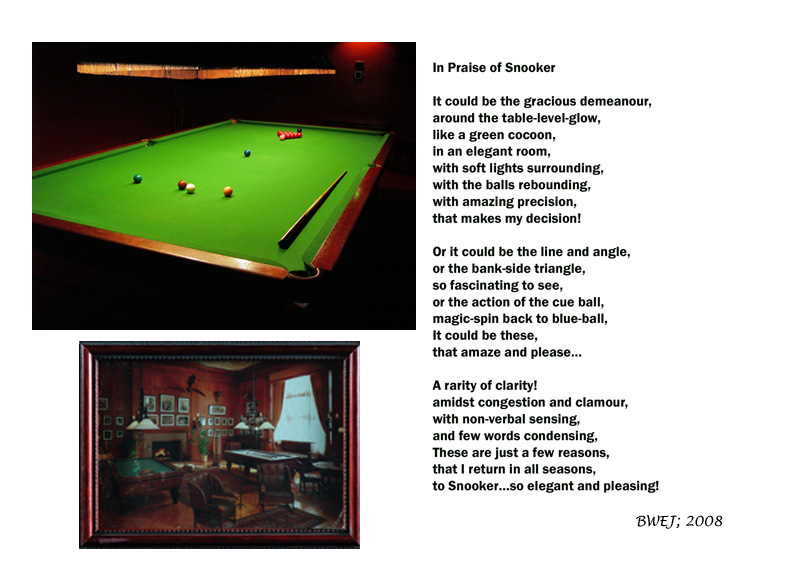 Meditations on the Philosophy of Billiards