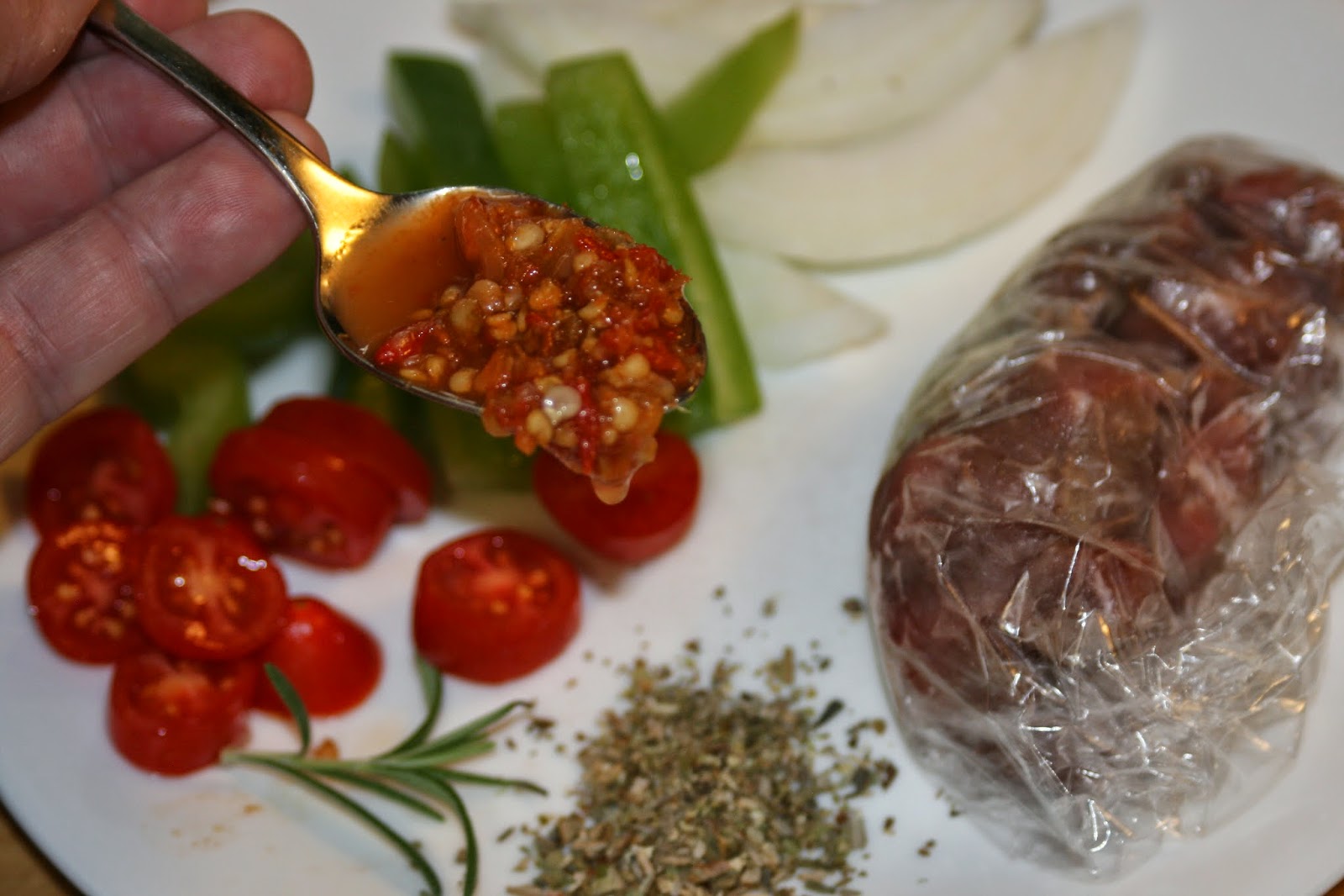 Forsythkid: Hot pepper mash beef stir fry!