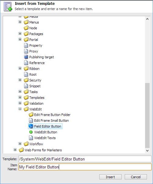 .Kirkegaard: Custom Experience Buttons - Enhancing the Page Editor