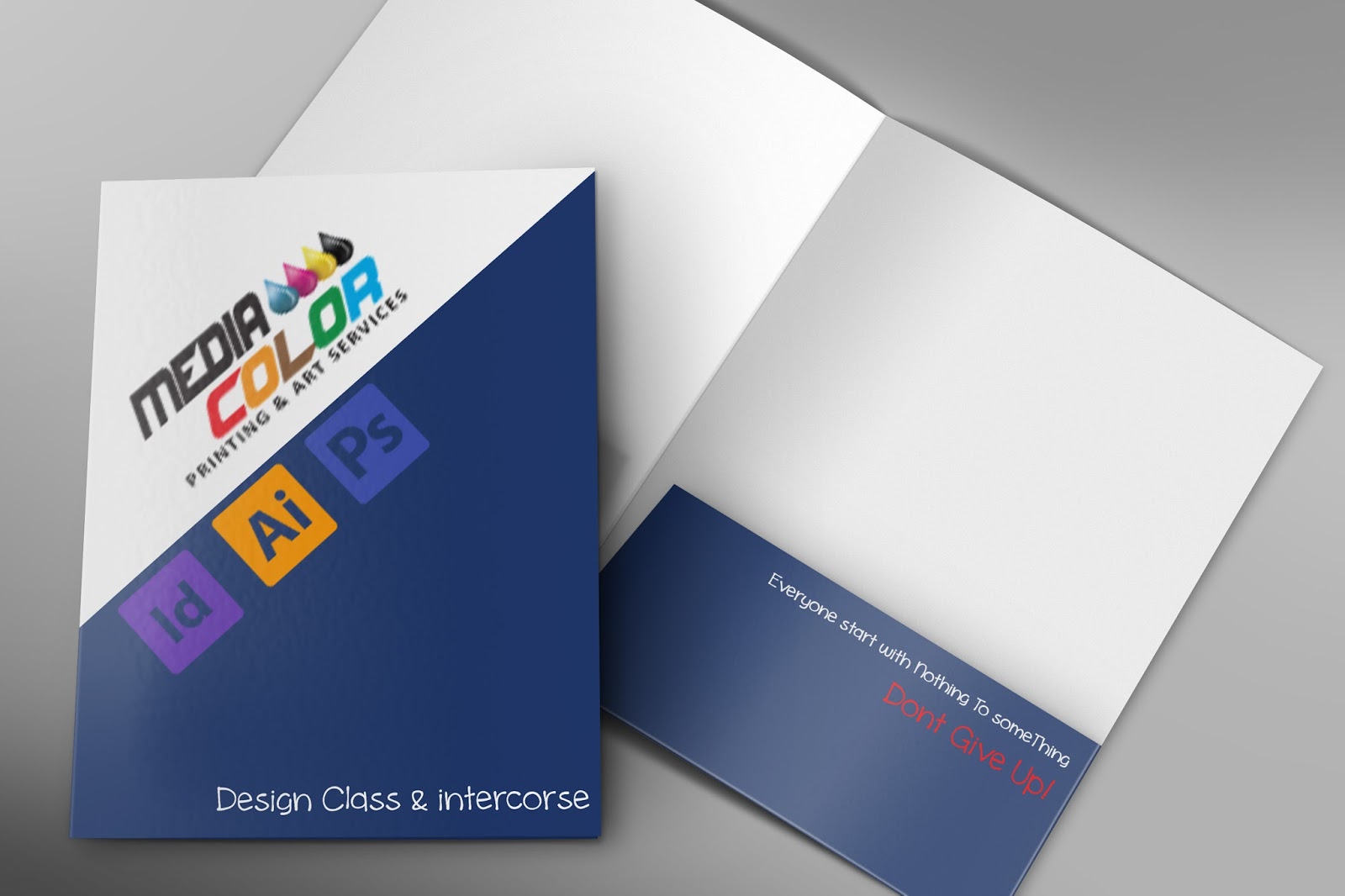 Corporate Folder | Media Color Printing & Art Service