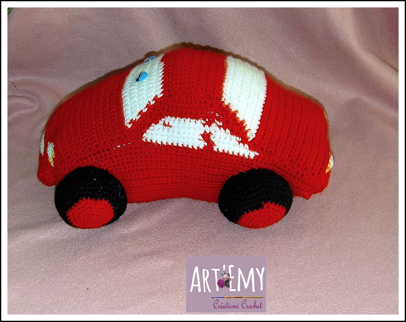 ART ' EMY CREATIONS CROCHET: Flash McQueen, le héros de Cars de disney