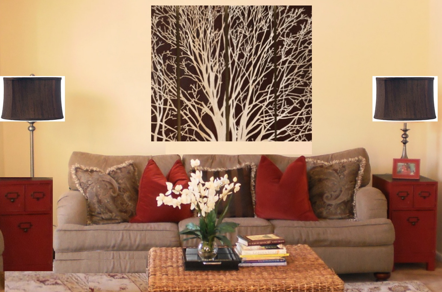 The Yellow Cape Cod: One Wall, 6 Different Looks