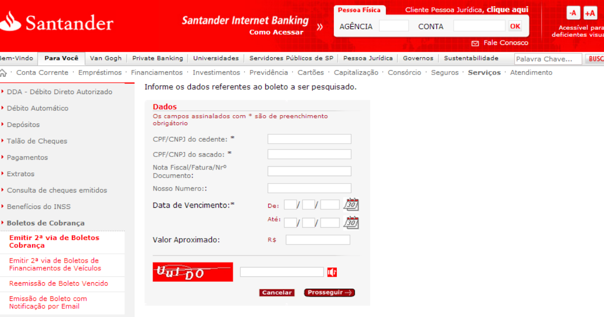Como Ver A Conta E Agencia No Cartão Santander - Pesquisa Cartões