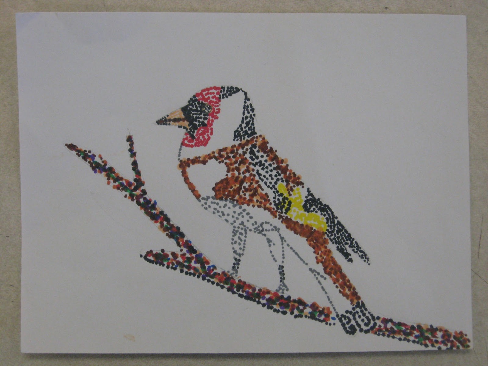 Miss Young's Art Room: 5th Grade Pointillism Birds