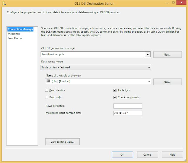 Dineshs Blog Being Compiled Ssis Ole Db Destination Sends All Records To Error Output