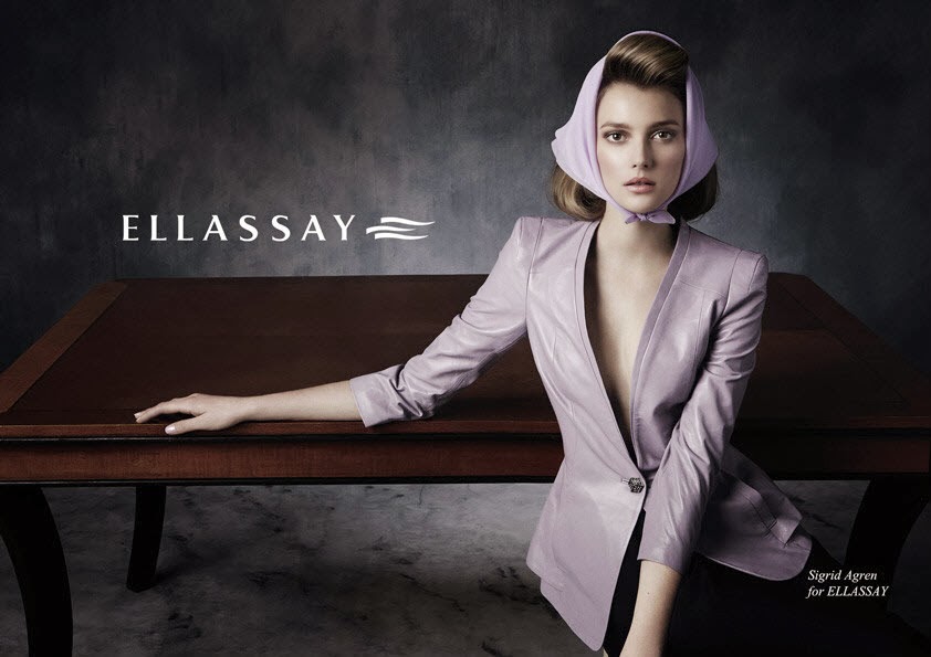 Ellassay Spring/Summer 2014 Campaign featuring Sigrid Agren