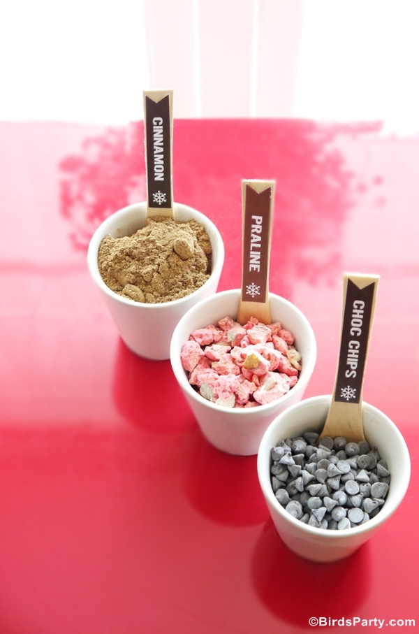 Quick and Easy Holiday Hot Cocoa Bar Cart - Party Ideas | Party ...