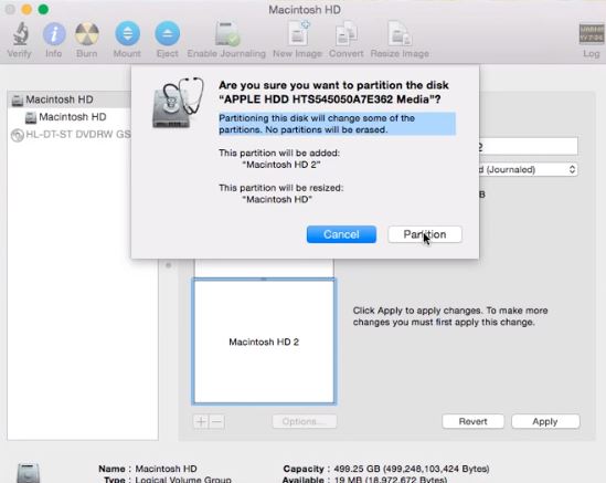 Create dual boot Mac OS X System and run OS X Yosemite and macOS Sierra ...
