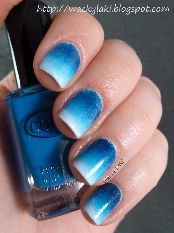 Wacky Laki: Sunday Stamping using Multiple Stamps Over a Gradient