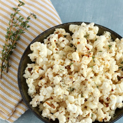 Kid Cultivation: Asiago Thyme Popcorn