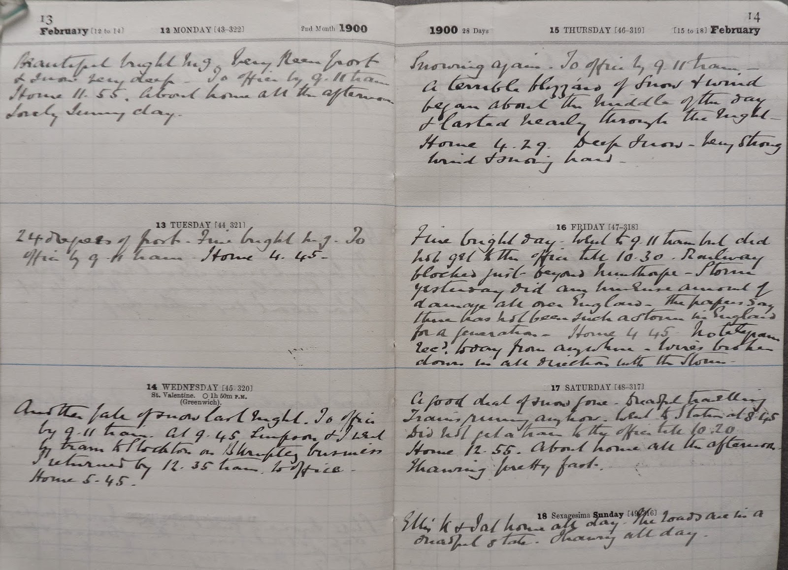 North Yorkshire History: John Richard Stubbs' diary for 1900