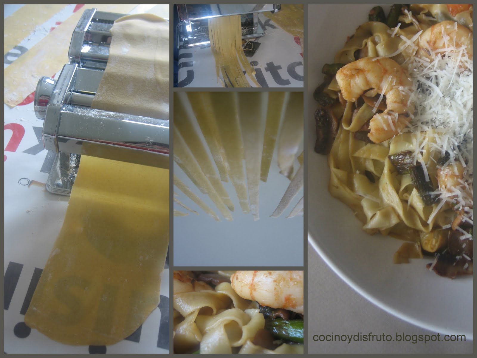 cocino y disfruto: PASTA FRESCA AL HUEVO