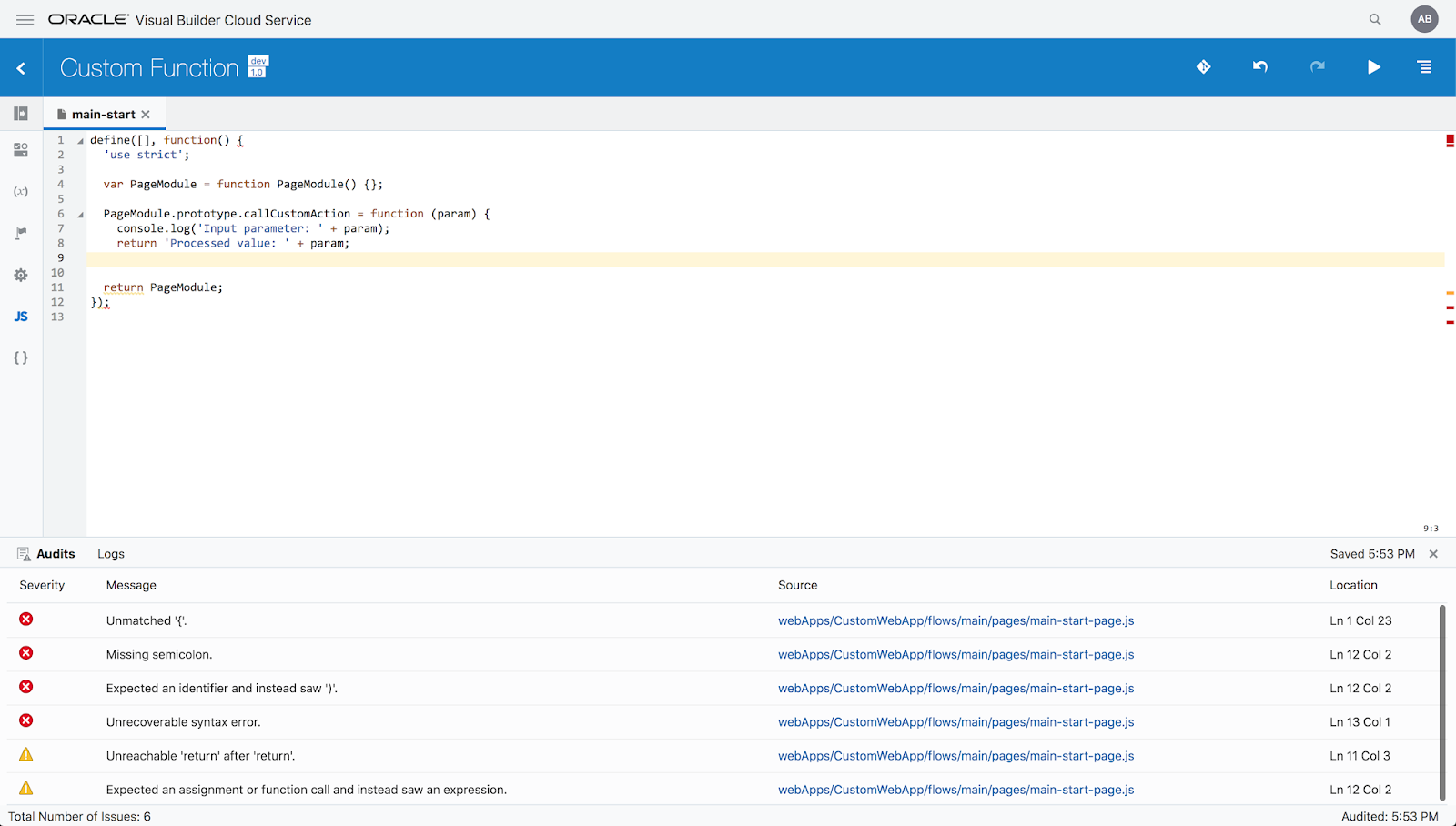 Andrej Baranovskij Blog: Custom JavaScript Client Code in Oracle Visual ...