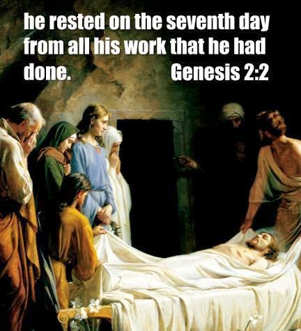 Min kristna samhällsblogg: Gud vilar - He rested