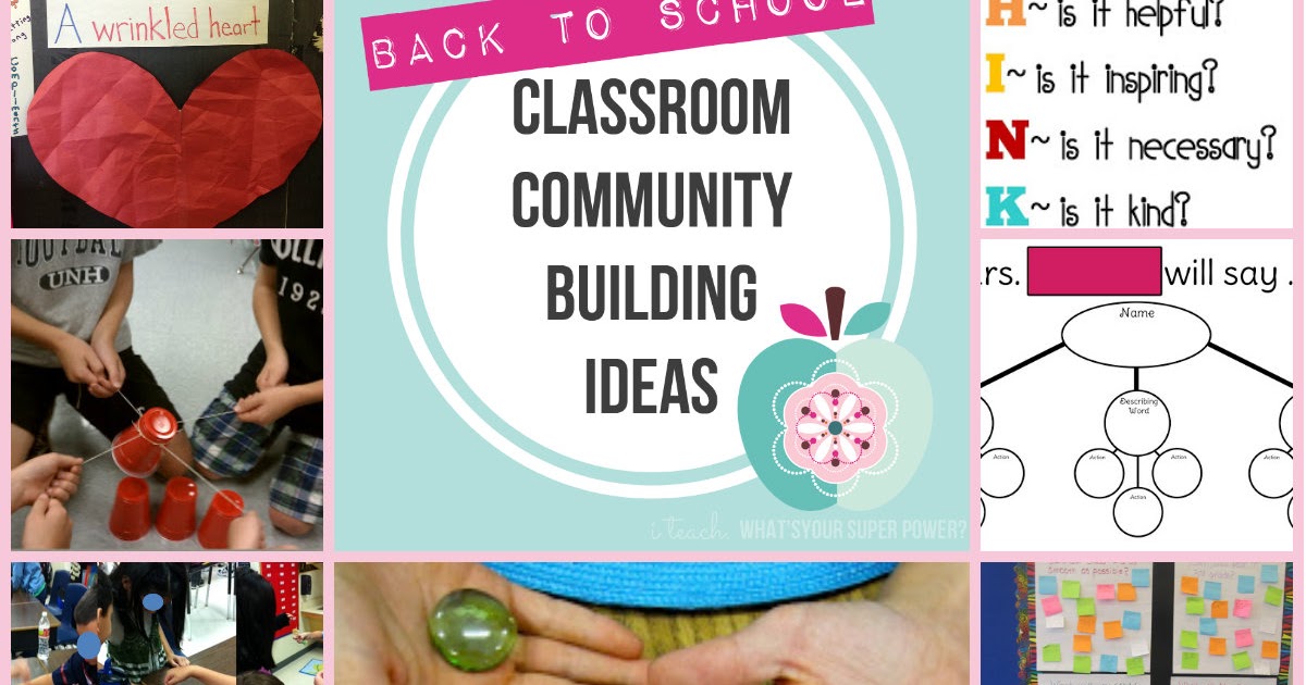 Classroom Community Building | I Teach. What's Your Superpower?