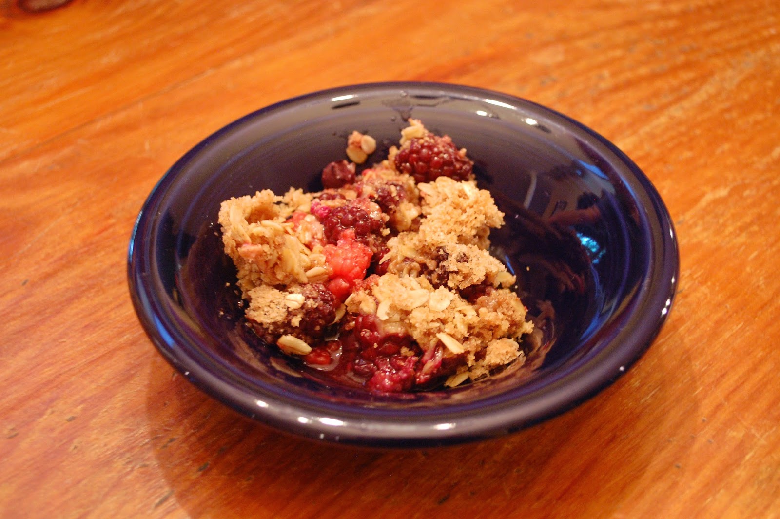 A Peek into the Pantry: Kaya's Berry Crisp
