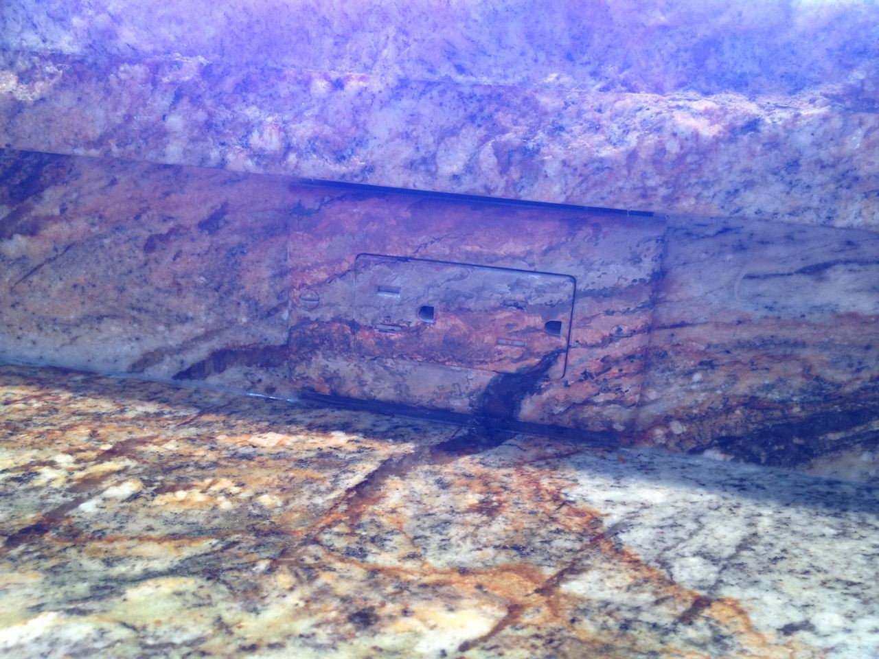 The Granite Gurus: Golden Ray Granite Kitchen from MGS by Design