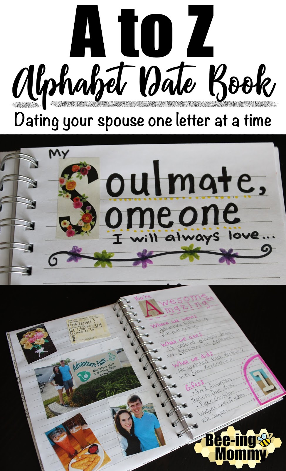 A to Z Wedding Anniversary Date Book