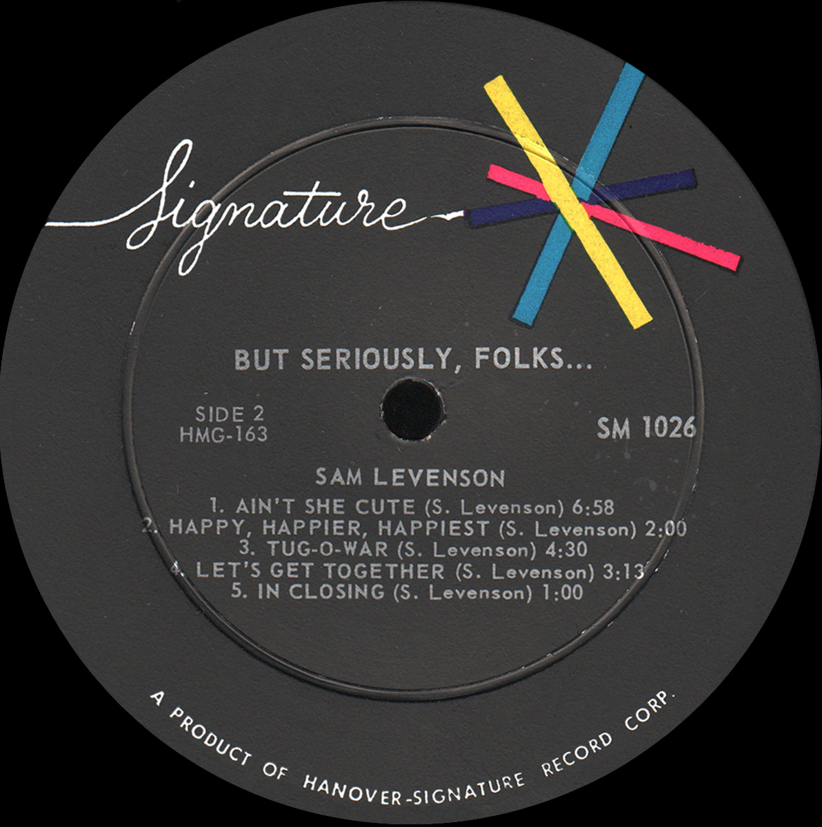 Vintage Stand-up Comedy: Sam Levenson - But Seriously Folks 1958