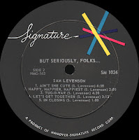 Vintage Stand-up Comedy: Sam Levenson - But Seriously Folks 1958