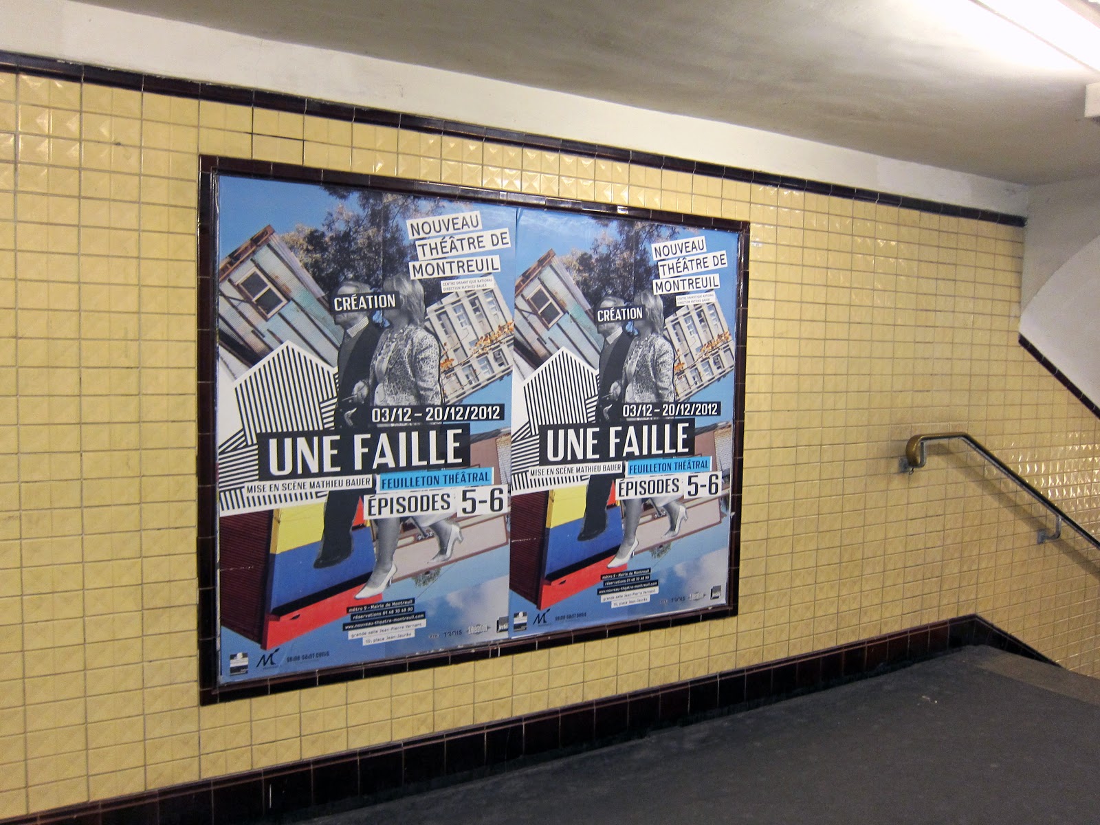 change is good: Latest posters in Paris subway