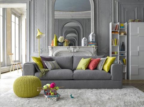 A cor cinza na decoração. - By Sandra Neves