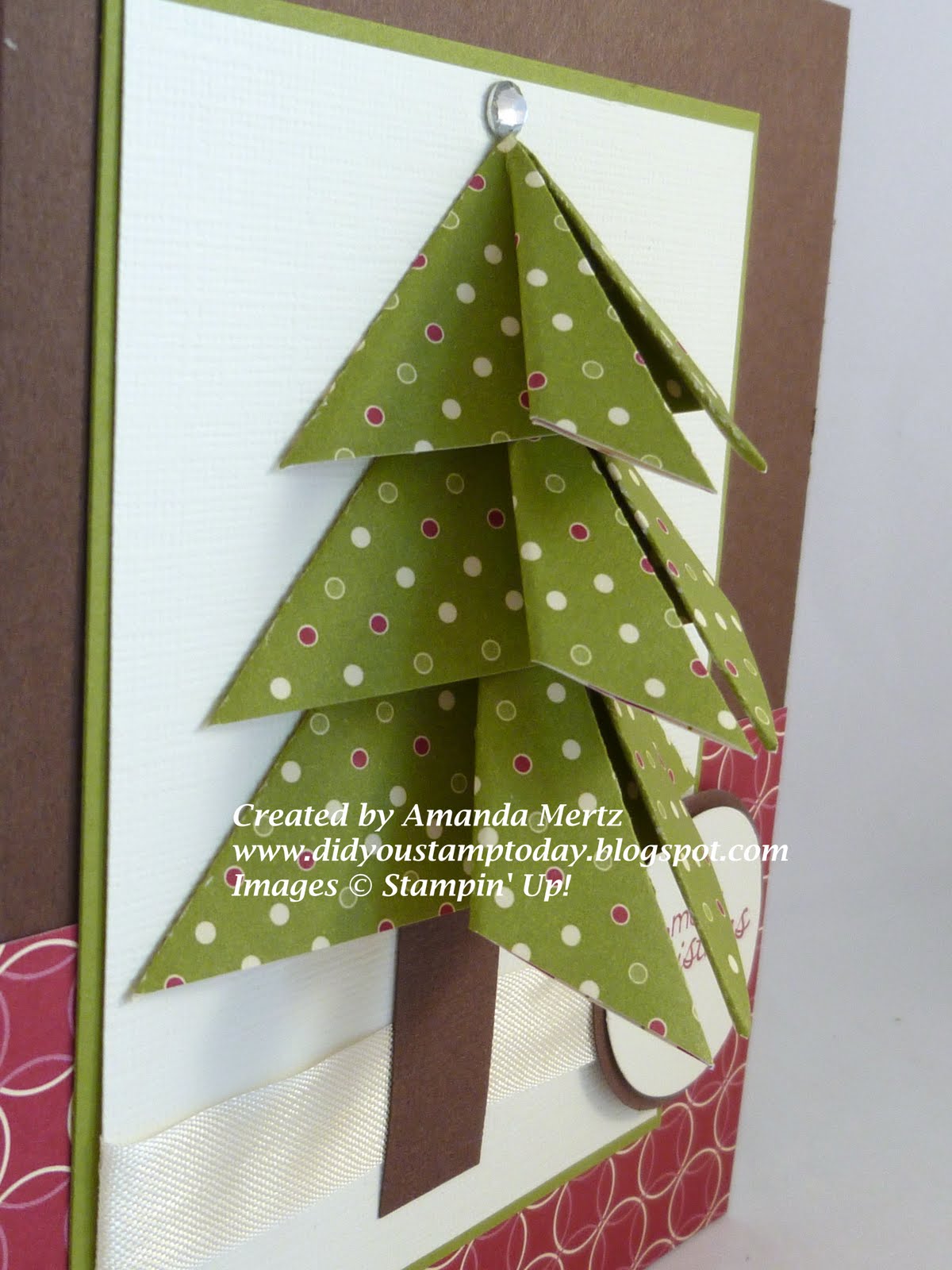Did You Stamp Today?: Folded Christmas Tree