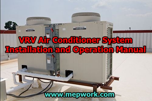 VRV Air Conditioner System Installation and Operation Manual