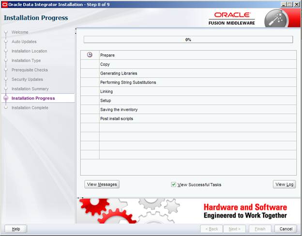 Step by Step on Oracle Data Integrator 12C Installation