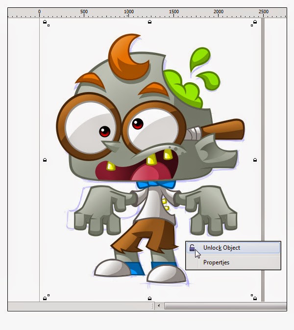 Cara membuat karakter cartoon dengan coreldraw ~ Bayu Desain Grafis