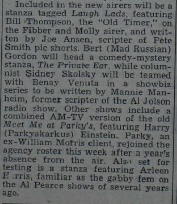 Classic Television Showbiz: An Interview with Bobby Ramsen - Part Six