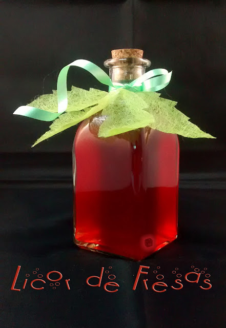 Licor de fresas