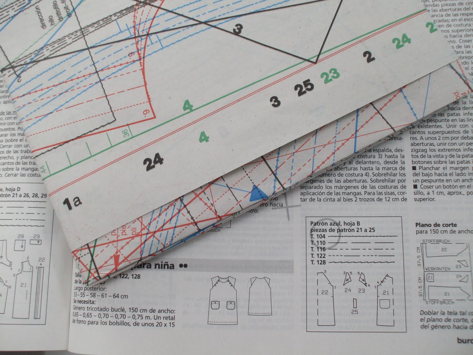 la inglesita: Cómo trazar patrones de la revista Burda