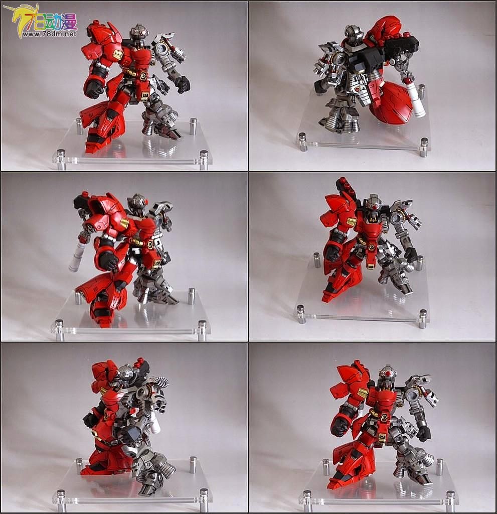 Gundam Family: SD MSN-04 Sazabi Resin Model Kit Painted Build