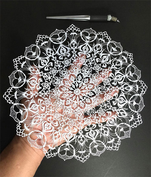 My Owl Barn: Hand-cut Paper Artwork With Incredible Details by Mr. Riu