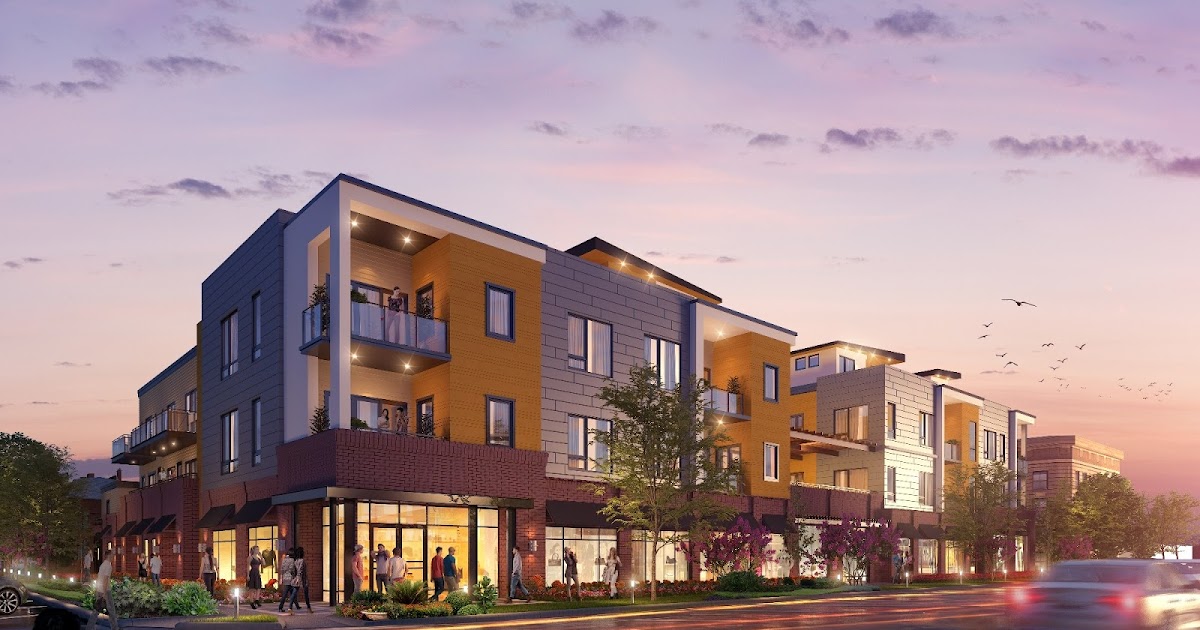 3D RENDERINGS OF MULTI-USE COMMERCIAL BUILDINGS