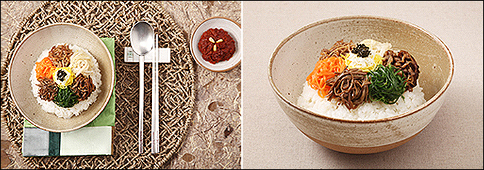 korean food: Bibim-bap : Rice with nutrient-packed flavor