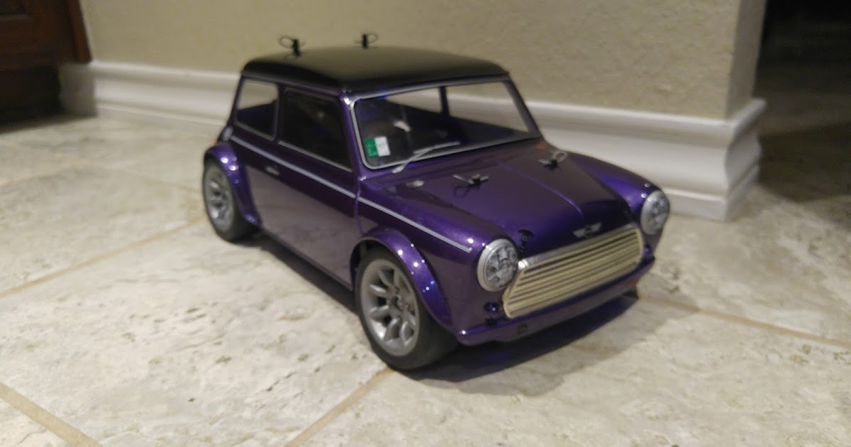 Ron's RC cars: Rare Tamiya 1/8 scale Mini Cooper TG10 chassis