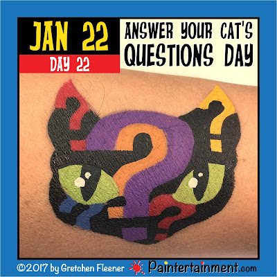 Celebrate Day 22: “Answer your Cat’s Questions Day!” – Paintertainment