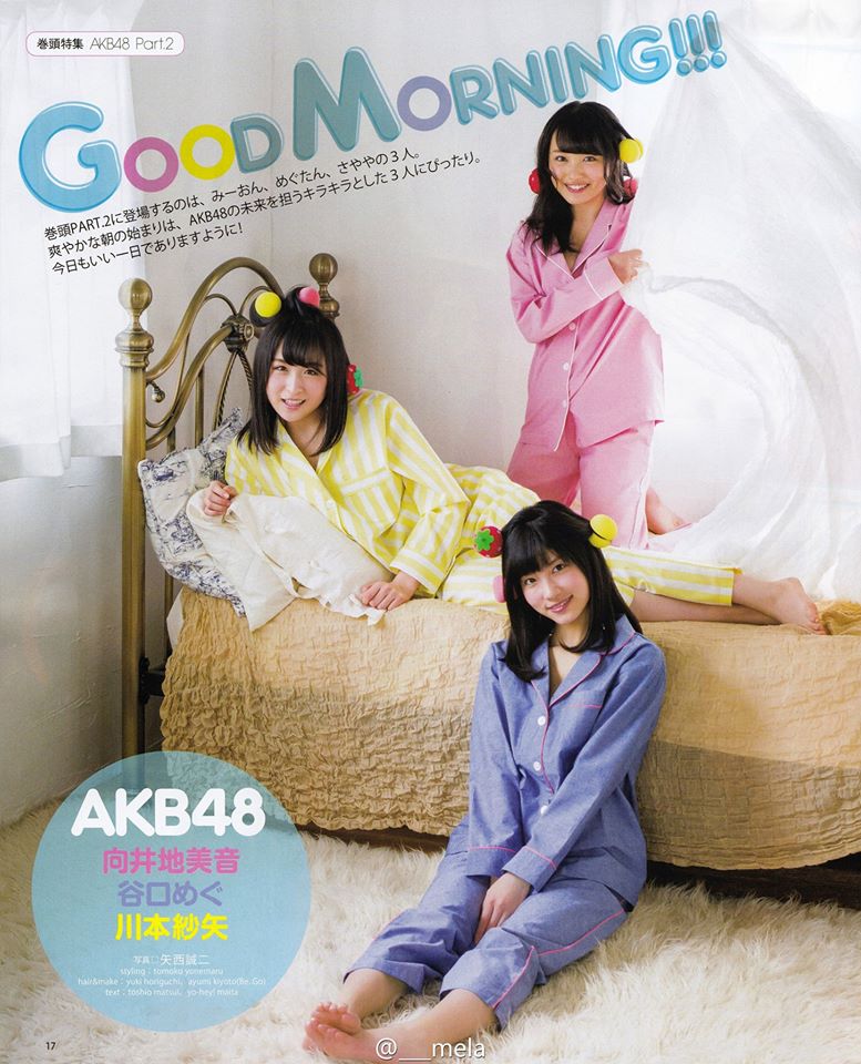 AKB48 BOMB 2016.04 +OffShot Gravure Mukaichi Mion, Kawamoto Saya ...